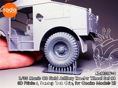 Rado Miniatures Accessoire Rdm35s20 Roues Morris C8 Fat Gecko Models