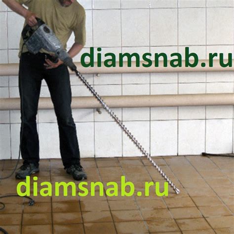 Бур SDS-MAX 40х1500 QUADRO по граниту, армированному бетону купить цена ...