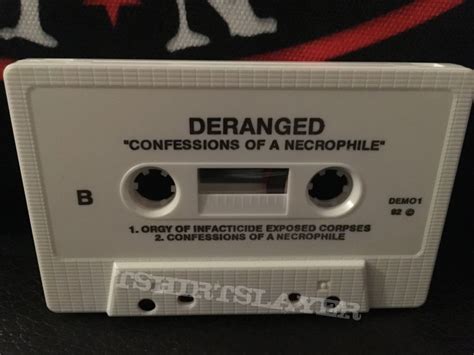 Deranged Confessions Of A Necrophile Demo 1992 Tshirtslayer Tshirt And Battlejacket Gallery