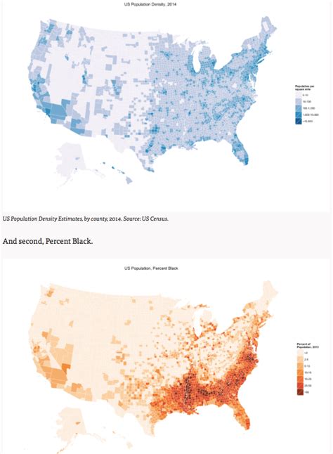 America S Ur Choropleths Png