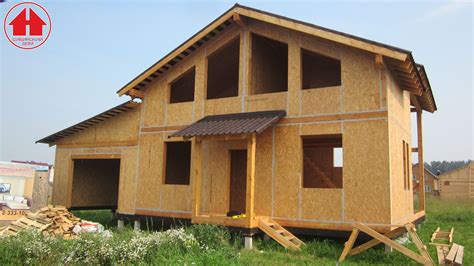 Проект СД 4 Интересный проект двухэтажного дома из СИП панелей 168м2 двухэтажный Канадский дом