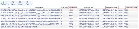 Is It Possible To Alter Update Expiration Time In Azure Queue Stack