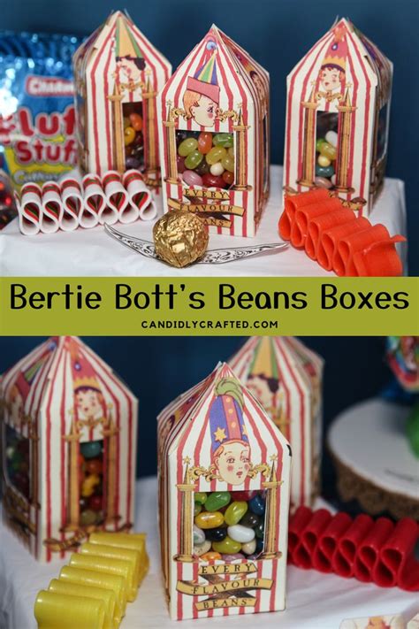 Bertie Botts Beans Boxes Every Flavor Beans Harry Potter Crafts Harry Potter Diy