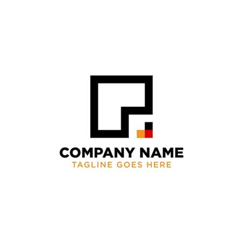 Premium Vector Abstract Rectangle Logo Design Template Premium Vector Abstract Rectangle Logo Design Template