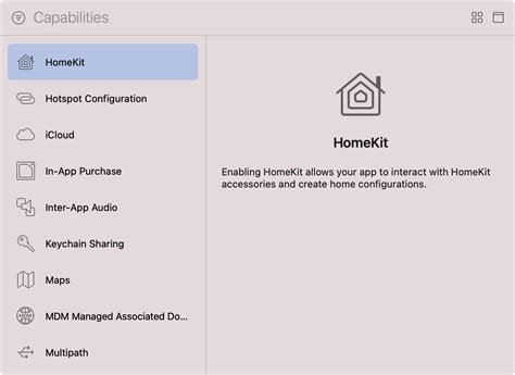 Configuring HomeKit Access Apple Developer Documentation