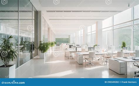 Modern Office Without Workers Stock Illustration Illustration Of Office Room 290349282