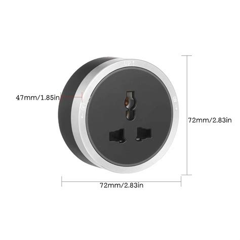 Universal 3 Pin Track Sockets Power Sockets Adapter Power Track Socket Outlet Versatile Electric