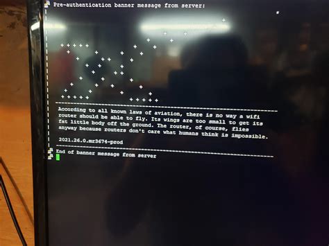 Was Trying To SSH Into My Router Tonight Thanks SpaceX For The Note R Starlink