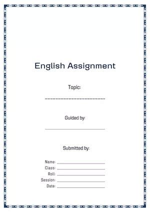 Royal Research Mastering The Art Of Assignment Front Page Design A Complete Guide