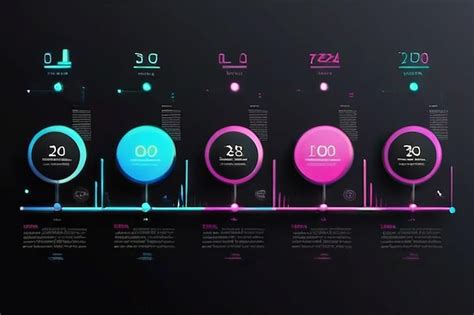 Premium Photo Business Data Visualization Timeline Infographic Icons