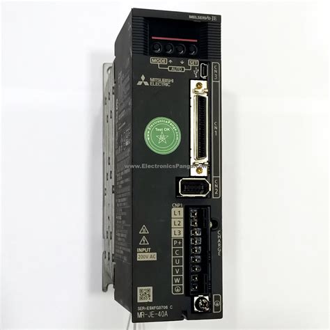 Mitsubishi 400w 04kw Hg Kn43j S100 Ac Servo Motor Driver Mr Je 40a