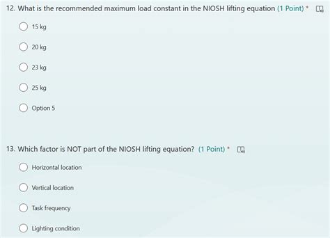 12 What Is The Recommended Maximum Load StudyX