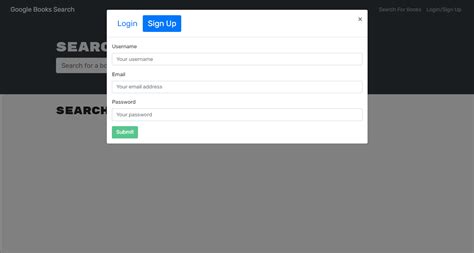 GitHub CamWills Book Search Engine It S Set Up To Allow Users To Save Book Searches To
