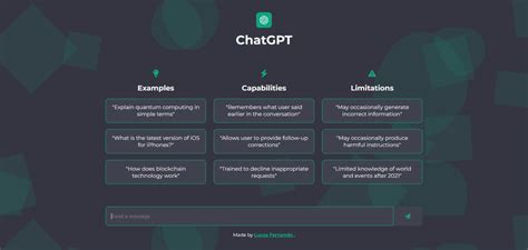 Github Lucas98fernandochatgpt Redesigned Chatgpt Redesigned