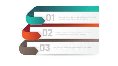 Set Of Three Steps With Numbers Google Slide Theme And Powerpoint Template Slidedocs