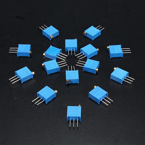 5 X 15pcs 50 To 2m Ohm 3296w Variable Resistor Trimmer Kit Set