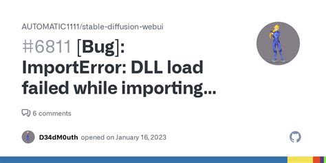 Bug Importerror Dll Load Failed While Importing Ufuncs 1 Is Not