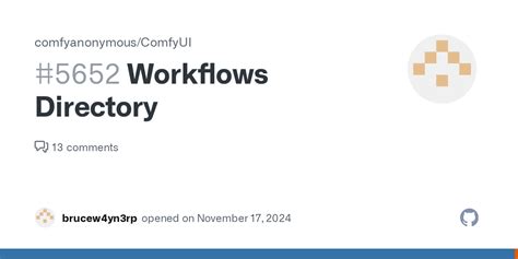 Workflows Directory Issue Comfyanonymous ComfyUI GitHub