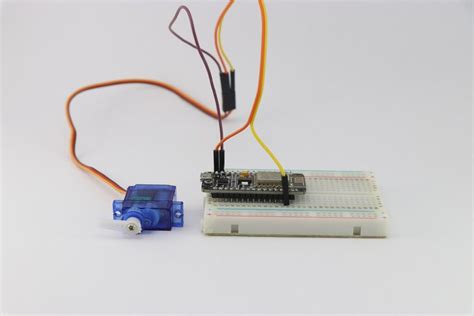 Nodemcu Web Server Servo Control With Codes And Circuit Diagram