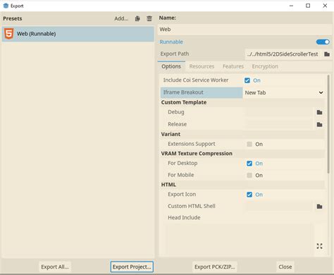 Issues Running Local Html5 421 Web Export Rgodot