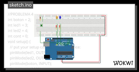Proble N4 Wokwi Esp32 Stm32 Arduino Simulator