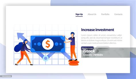 사업가는 투자를 위해 달러나 돈을 보유하고 있습니다 이익 재무 및 경력에 대한 투자 성장 상향 화살표의 그래프 분석 플랫 벡터 일러스트 레이 션 웹 배너 방문 페이지 모바일