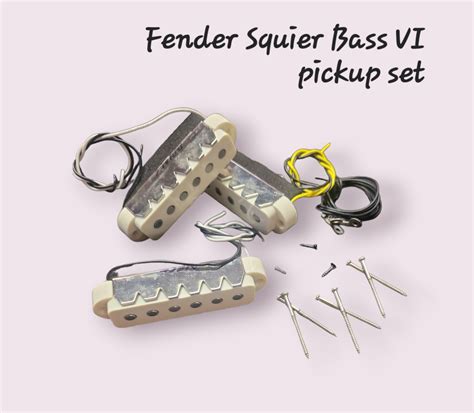Replacement Ob Fender Squier Bass Vi Pickup Set
