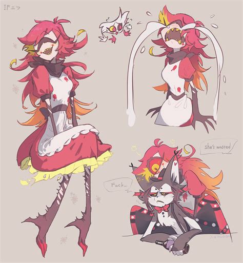 Inudaga Angel Dust Husk Hazbin Hotel Niffty Hazbin Hotel Hazbin Hotel Hellaverse