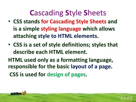 Ppt C Ascading S Tyle S Heets Powerpoint Presentation Free Download Id 4937701