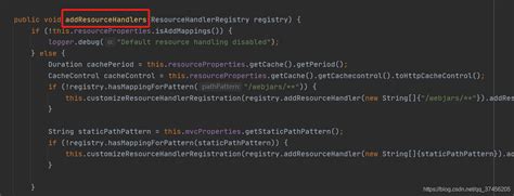 springboot——webjarsand静态资源映射规则 springboot resource webjars csdn博客