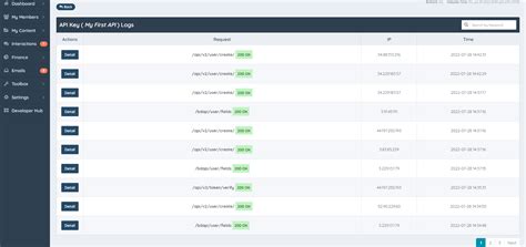 brilliant directories developer hub generate api key overview