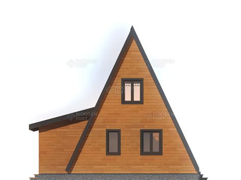 Дом А Frame 10x8 5 «АФ 10 под ключ фото планировка Доставка и сборка в Москве Санкт