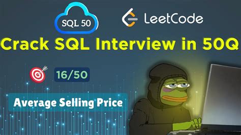 🛢️leetcode Sql50 16 Average Selling Price Youtube