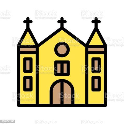 교회 건물 편집 가능한 스트로크 아이콘으로 채워진 디자인 0명에 대한 스톡 벡터 아트 및 기타 이미지 0명 건설 산업 건축 Istock
