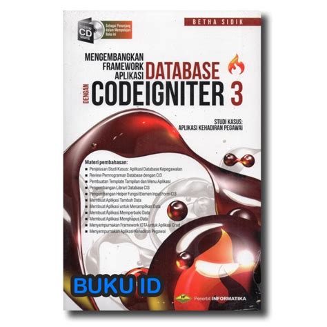 Jual Database Buku Buku Mengembangkan Framework Aplikasi Database