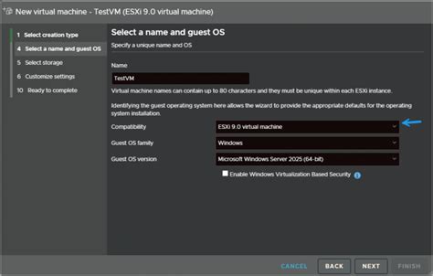 Vmware Virtual Hardware Version 22 Whats New In Vsphere 9 0