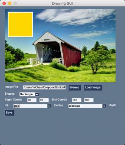 PySimpleGUI How To Draw Shapes On An Image With A GUI Mouse Vs Python