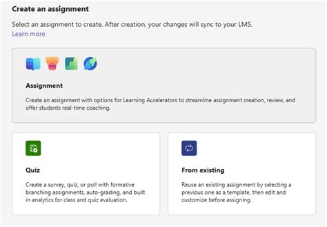 Creating A Teams Assignment In Canvas Microsoft Support