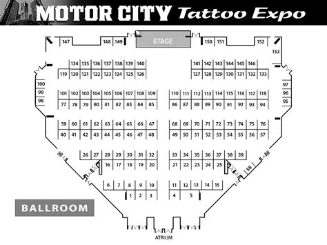 Map Motor City Tattoo