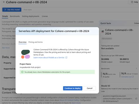 将模型部署为无服务器 api 部署 azure ai foundry microsoft learn