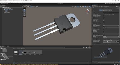Transistor 3d Model By Grishmanovskij Anton