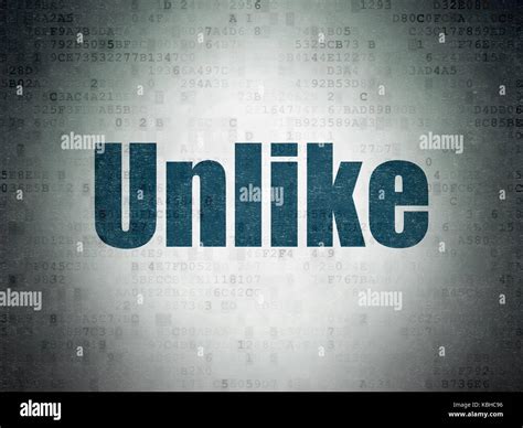 social network concept unlike on digital data paper background stock