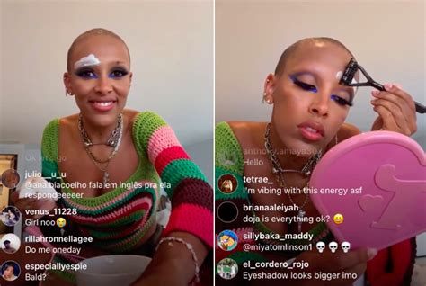 Doja Cat Shaved Hair