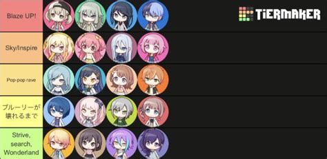 Randomized Unit Fun Tried My Best With The Unit Names Rprojectsekai