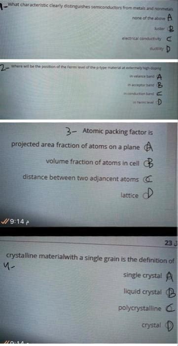 Solved Atomic Packing Factor Is The Projected Area Fraction Of Atoms On A Plane And The Volume