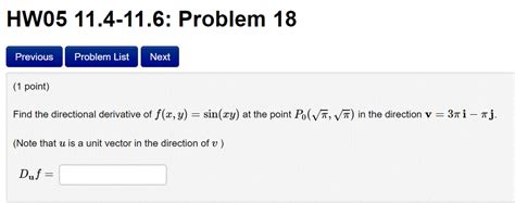 Solved Hw05 114 116 Problem 18 Revious Roblem Lis 1