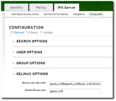 24 2 configuring selinux user map order and defaults identity