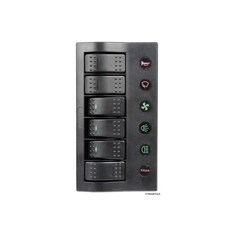 Osculati Electrical Panel Pcp Compact 6 Switches Osc 1486006