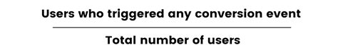 Conversion Rate In Google Analytics 4 GA4 Explained