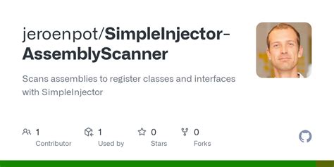Github Jeroenpotsimpleinjector Assemblyscanner Scans Assemblies To Register Classes And